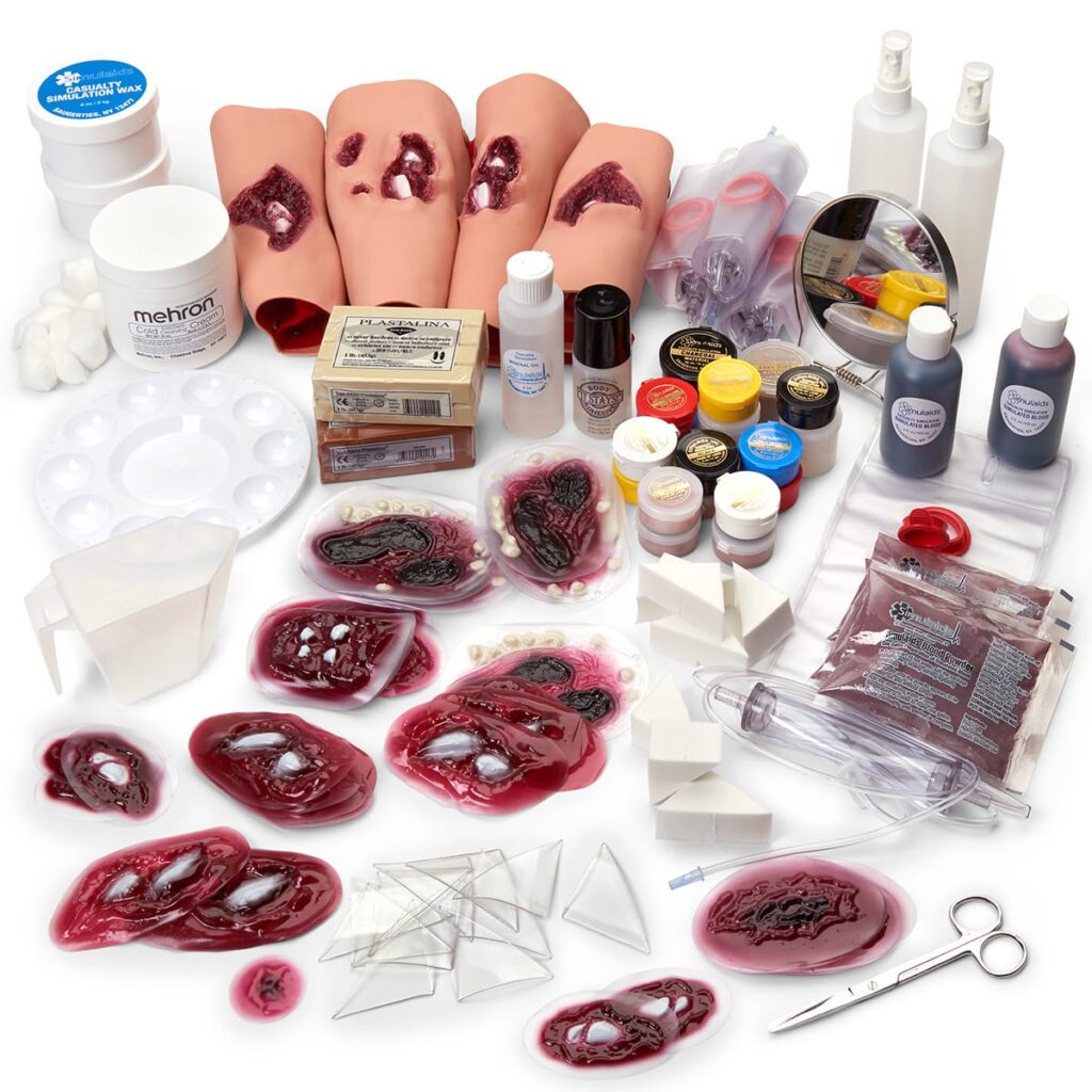 Moulage | Fake Wounds for First Aid Training | Moulage Kits - Simulaids