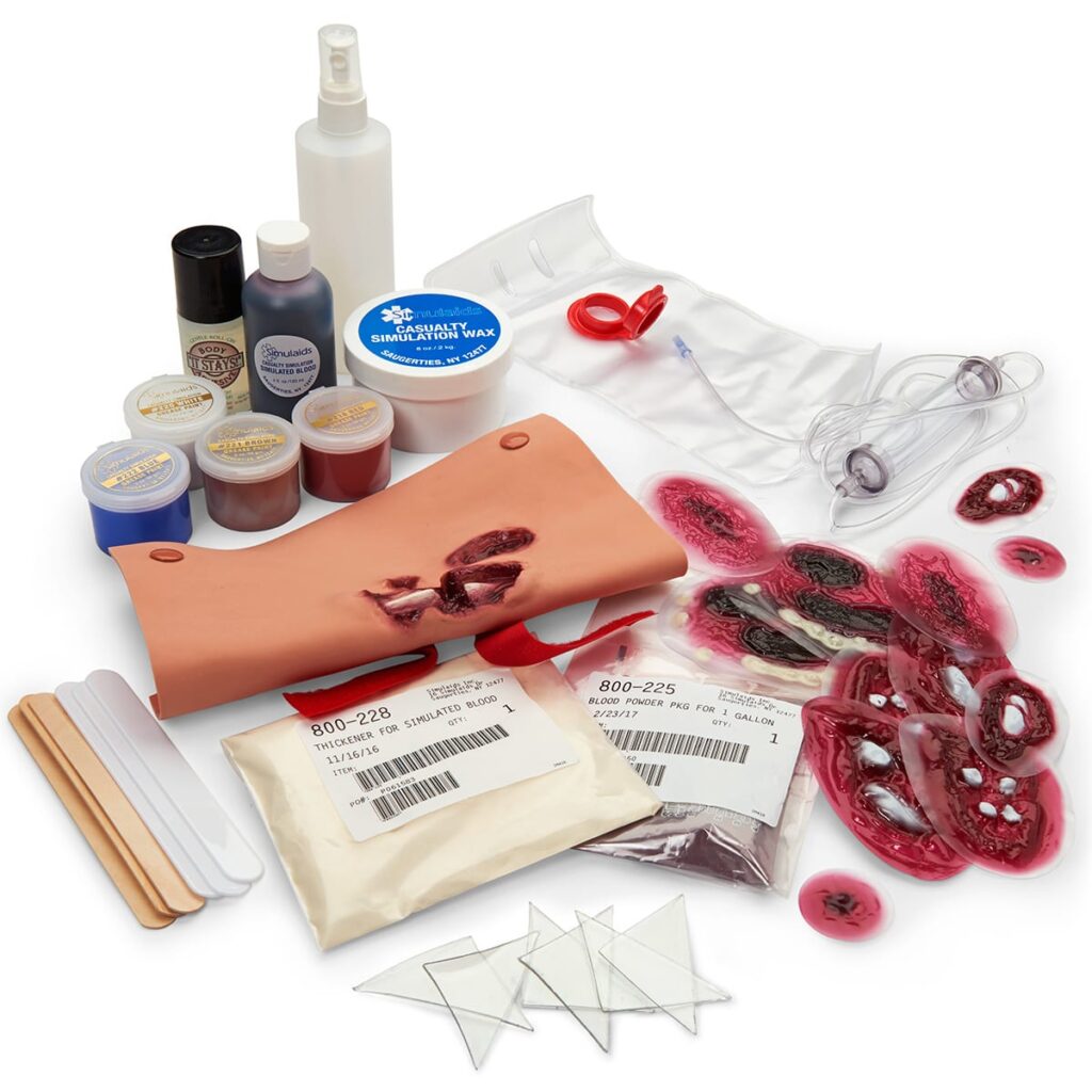 Moulage | Fake Wounds for First Aid Training | Moulage Kits - Simulaids