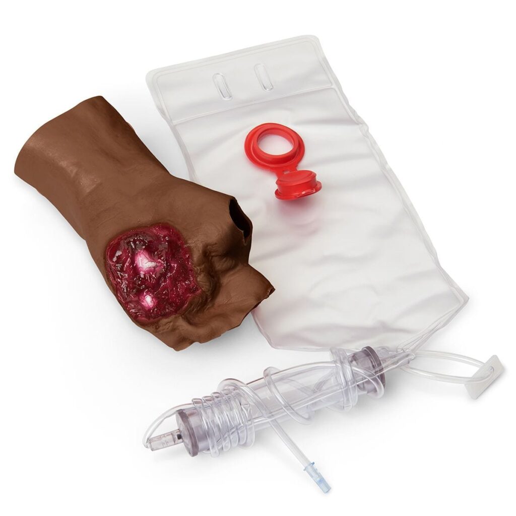 Simulaids® Simulated Gunshot Wound - Palm - Dark - Simulaids