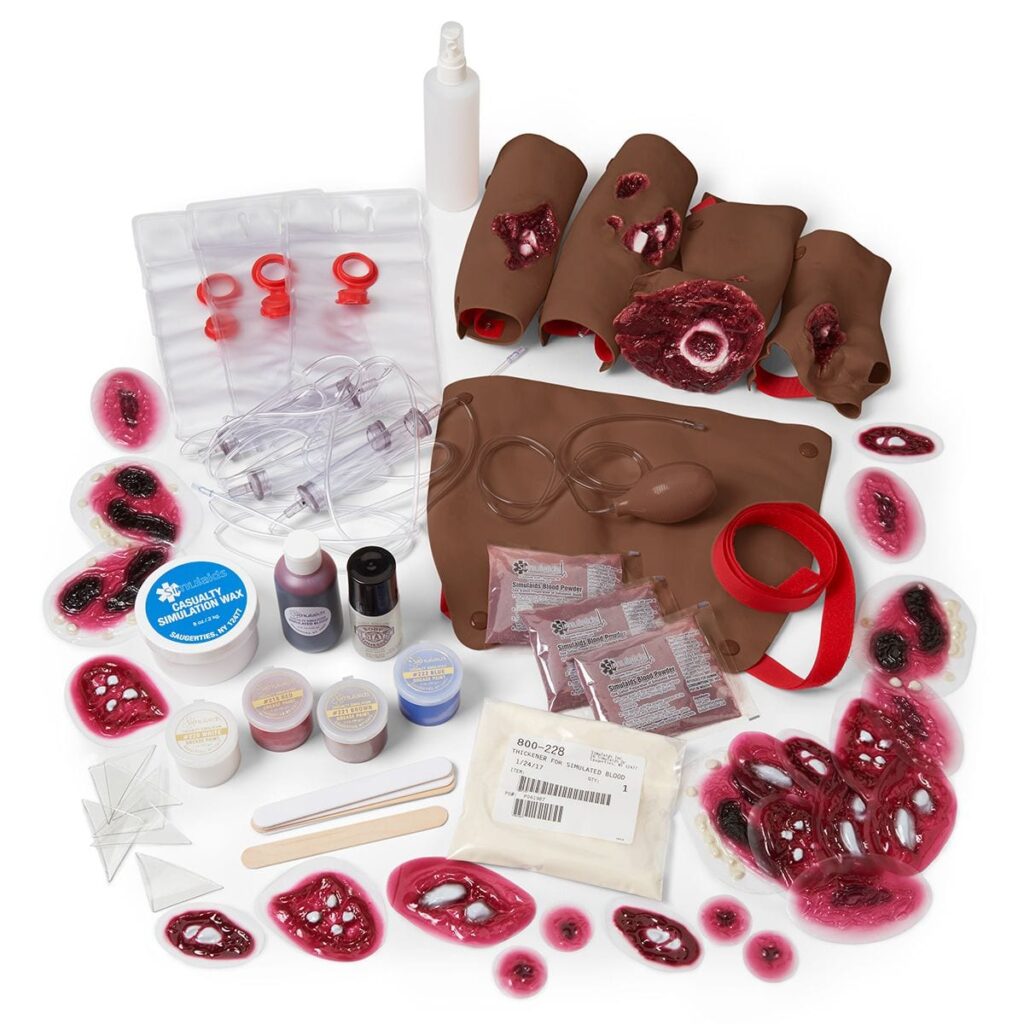 Moulage | Fake Wounds for First Aid Training | Moulage Kits - Simulaids