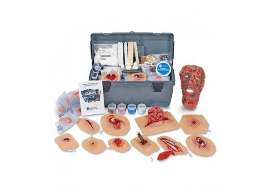 Simulaids® Xtreme 2 Trauma Moulage Kit - Simulaids